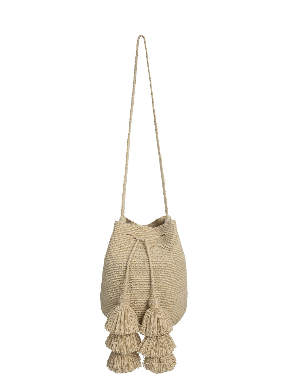 Mochila Wayuu Basica Sand – NAJASH